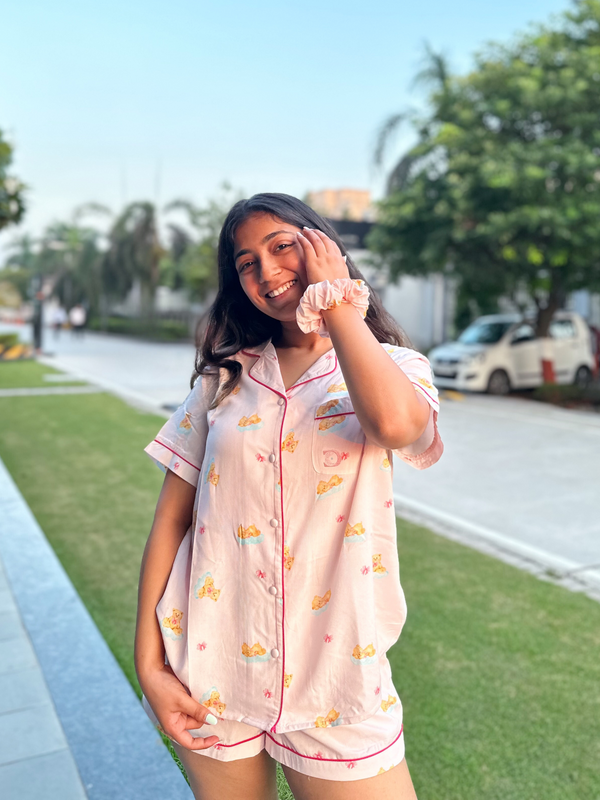 Dreamy Teddy Shorts Pajama Set – Dreamcatchers